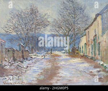 Claude Monet - Snow Effect Limetz 1886 Stock Photo - Alamy