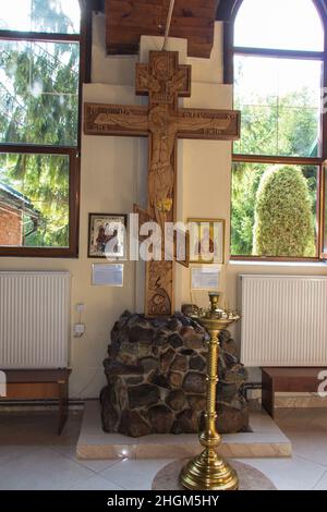 Zelenogradsk, Russia - August 07 2019: the view of a pedestrian street ...