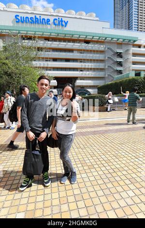Foreigner taking Picture wuth Japanese Cosplayer at Ikebukuro Sunshine ...