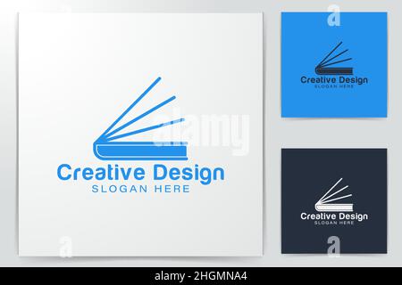 book logo Ideas. Inspiration logo design. Template Vector Illustration ...