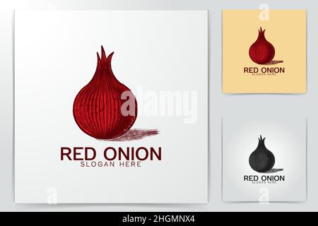 red onion logo Ideas. Inspiration logo design. Template Vector ...