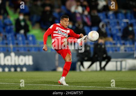 Getafe, Spain. 20th Jan, 2022. Jaime Mata (Getafe) Football/Soccer : Spanish "La Liga Santander ...