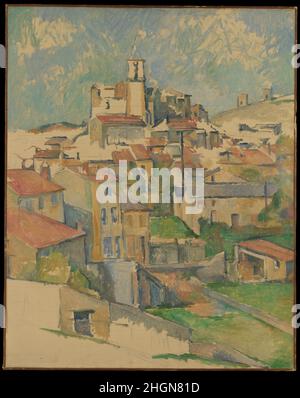 Gardanne - by Paul Cezanne, 1886 Stock Photo - Alamy