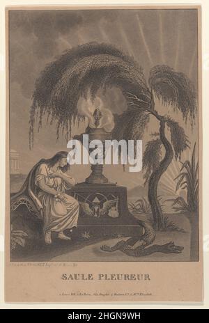 The Weeping Willow with hidden silhouettes of the Royal family 1938 by ...