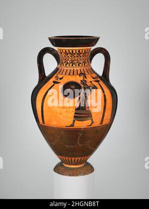 Antimenes Painter - Black-figure Amphora with Ajax Carrying the Dead ...