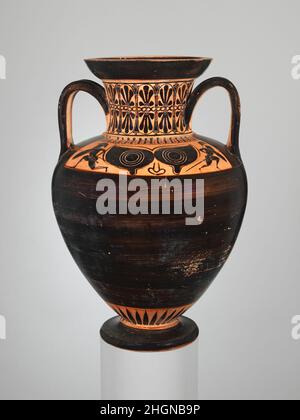 Antimenes Painter - Black-figure Amphora with Ajax Carrying the Dead ...