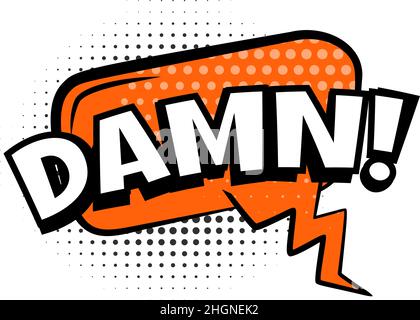 Word damn you with explosion background Stock Vector Image & Art - Alamy