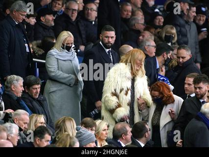 Boxer Tony Bellew during the Premier League match at Goodison Park ...