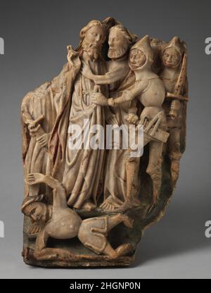 This 15th-century British alabaster sculpture from Nottingham depicts ...