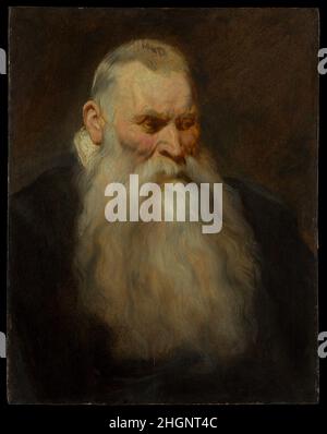 Jacob Jordaens - Study of the head of an old man (Abraham Grapheus Stock Photo - Alamy
