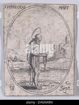 S. Ferreol, martyr (St. Ferreolus, Martyr), September 18th, from "Les ...
