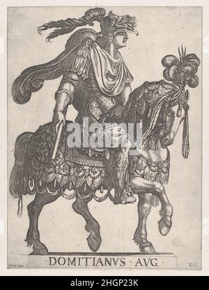 Plate 12: Emperor Domitian on horseback facing right from the 'First ...