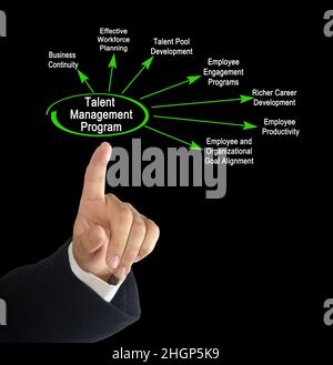 Components of Talent Management Program Stock Photo - Alamy