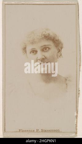 Florence P. Stevenson, from the Actresses series (N245) issued by ...
