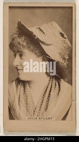 Julia Stuart, from the Actresses series (N245) issued by Kinney ...