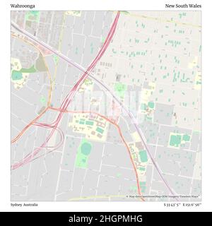 Geographic map of Australia with Sydney city Stock Photo - Alamy