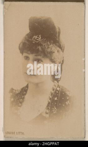 Louise Litta, from the Actresses series (N246), Type 1, issued by ...