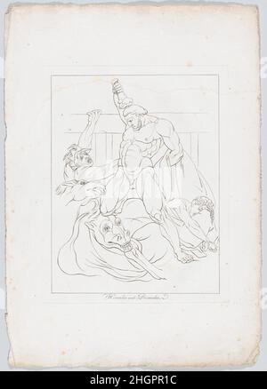 Hercules Slays Diomedes and his Flesh-Eating Mares (Apollodorus, II, 5 ...