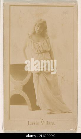 Jessie Villars, from the Actresses series (N245) issued by Kinney ...