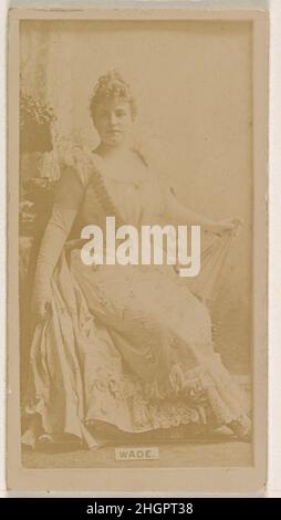 Miss Wade, from the Actresses series (N245) issued by Kinney Brothers ...