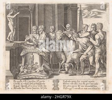 Psyche's father consulting the oracle, from 'The Fable of Psyche ...