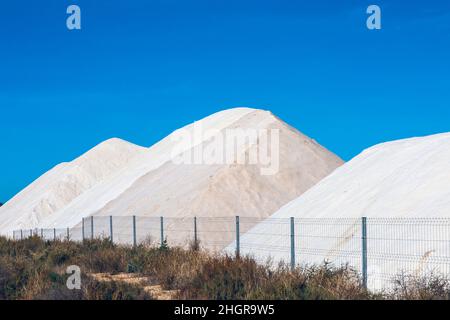 Solar evaporation method in salt production Stock Photo - Alamy