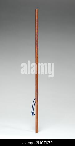 Xiao Chinese end-blown vertical bamboo flute isolated on white ...