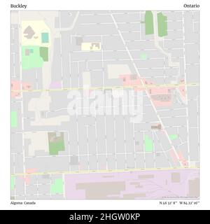Map of Buckley Stock Photo - Alamy