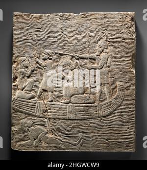 Assyrian relief from the Palace of Ashurbanipal : Mesopotamian chariot ...