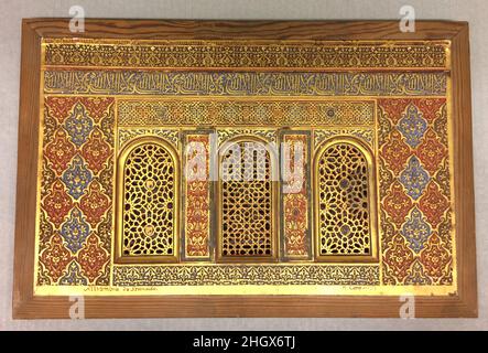 Architectural Model Based on the Alhambra 19th century (?) Rafael ...