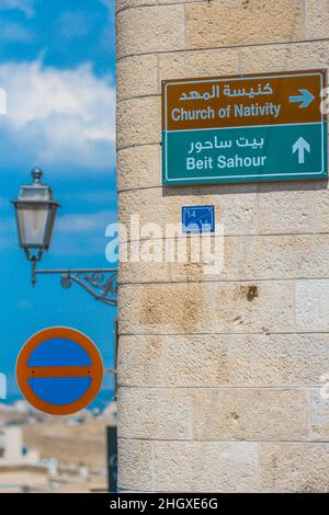 Bethlehem road sign Stock Photo - Alamy