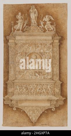 Design for a Wall Tomb 16th century Anonymous, French, 16th century ...