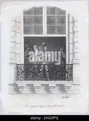 This lithograph by Jules-Joseph-Guillaume Bourdet, created in the 19th ...