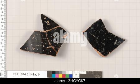 Terracotta fragments of open shapes 6th/5th centuries B.C. Greek, Attic ...