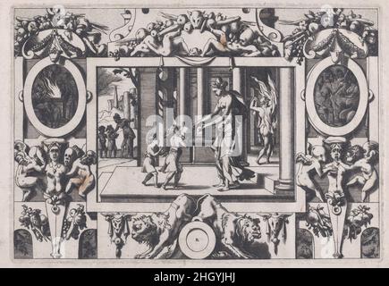 The Children of Medea and Jason Give Creusa the Fatal Present (Par ses ...