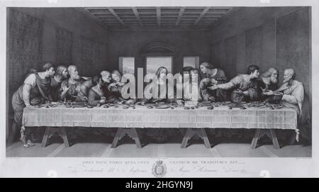 The Last Supper, Raphael Morghen, 1758-1833, 1800, Graphic Art, Copper ...