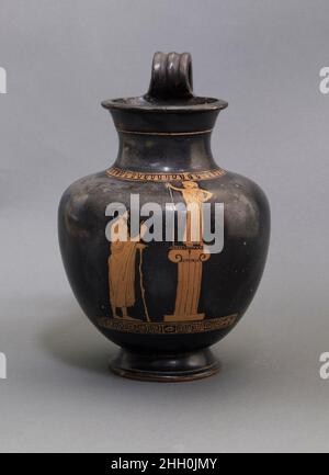 Terracotta oinochoe: olpe (jug) ca. 460–440 B.C. Greek, Attic The ...
