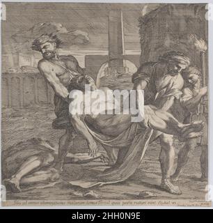 Abdon and Sennen carrying the early Christian martyrs off for burial ...