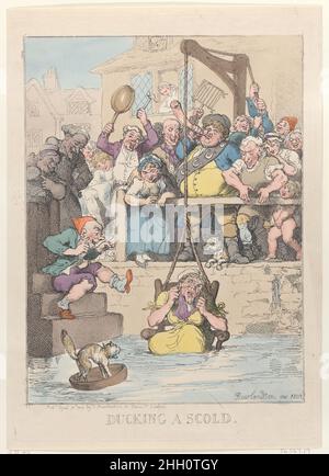 Ducking a Scold Stock Photo - Alamy