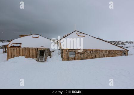 Mawson's Hut, Cape Denison, Antarctica Stock Photo - Alamy