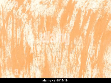artist brush in hand.painted hand holding art brush with orange and ...