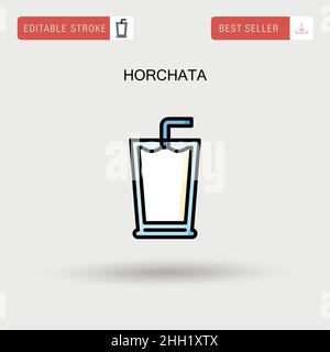Refreshing Horchata Mexican Beverage Stock Vector Image & Art - Alamy