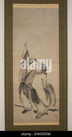 Hanshan and Shide, mid 16th century, attributed to Kano Yukinobu ...