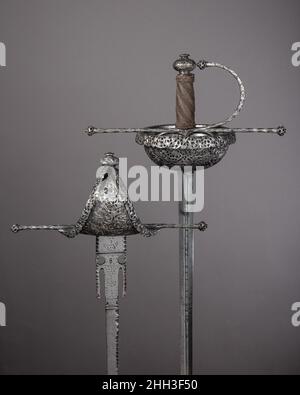 This Italian cup-hilted rapier from Milan features a late 16th-century ...
