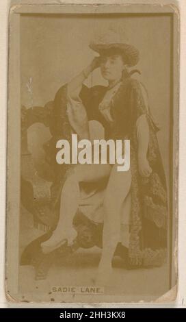 Sadie Lane, from the Actresses series (N245) issued by Kinney Brothers ...