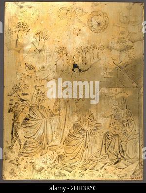 A German 15th-century artwork from 1470-1480 depicting The Lamentation ...