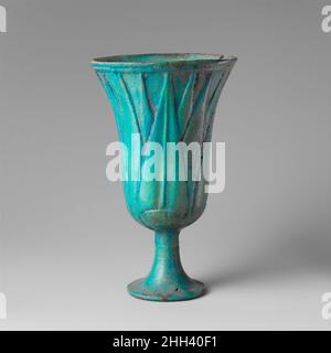 Lotiform Chalice, New Kingdom, Dynasty 18, ca. 1550–1295 B.C., From ...