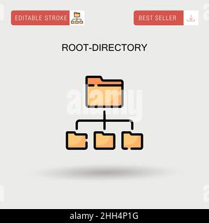 Folder solution icon flat vector. Creative business. Puzzle idea Stock ...