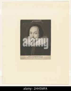 Shakespeare. Portrait painting of William Shakespeare known as the ...