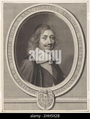 Chancelier Michel IV Le Tellier 1661 Robert Nanteuil French. Chancelier ...